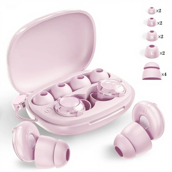 AuyeeSnc Ear Plugs for Sleeping, 50dB Noise Cancelling Earbuds with 8 ...